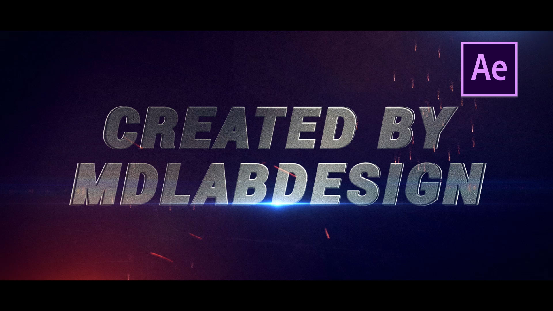 Cinematic Sparks Trailer After Effects Template FilterGrade