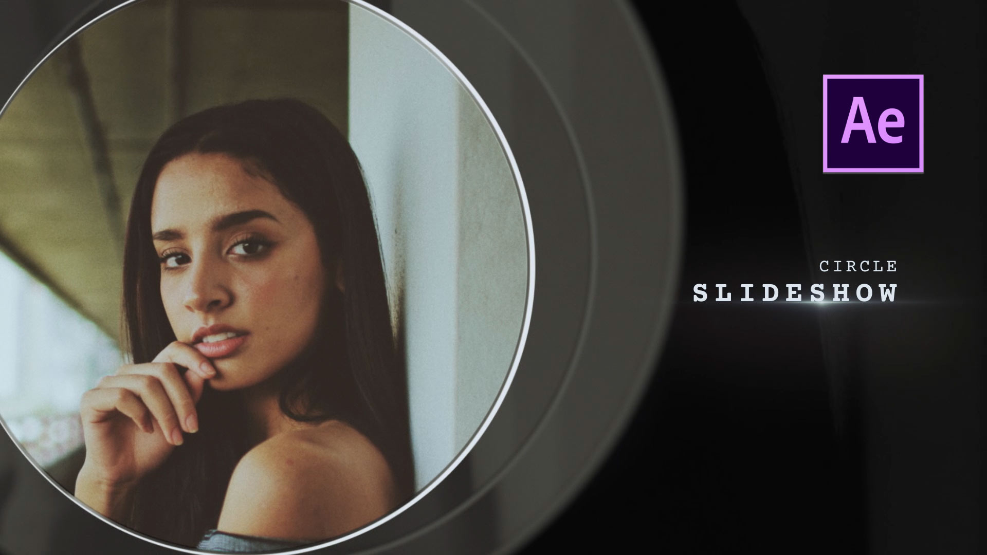 Clean Circles Slideshow After Effects Template FilterGrade