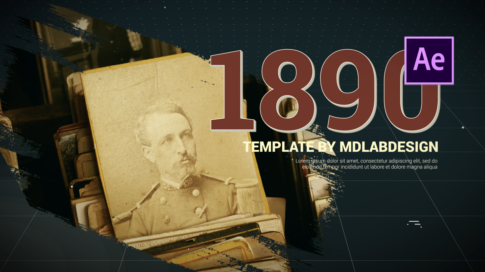 Life Story History Slideshow After Effects Template FilterGrade