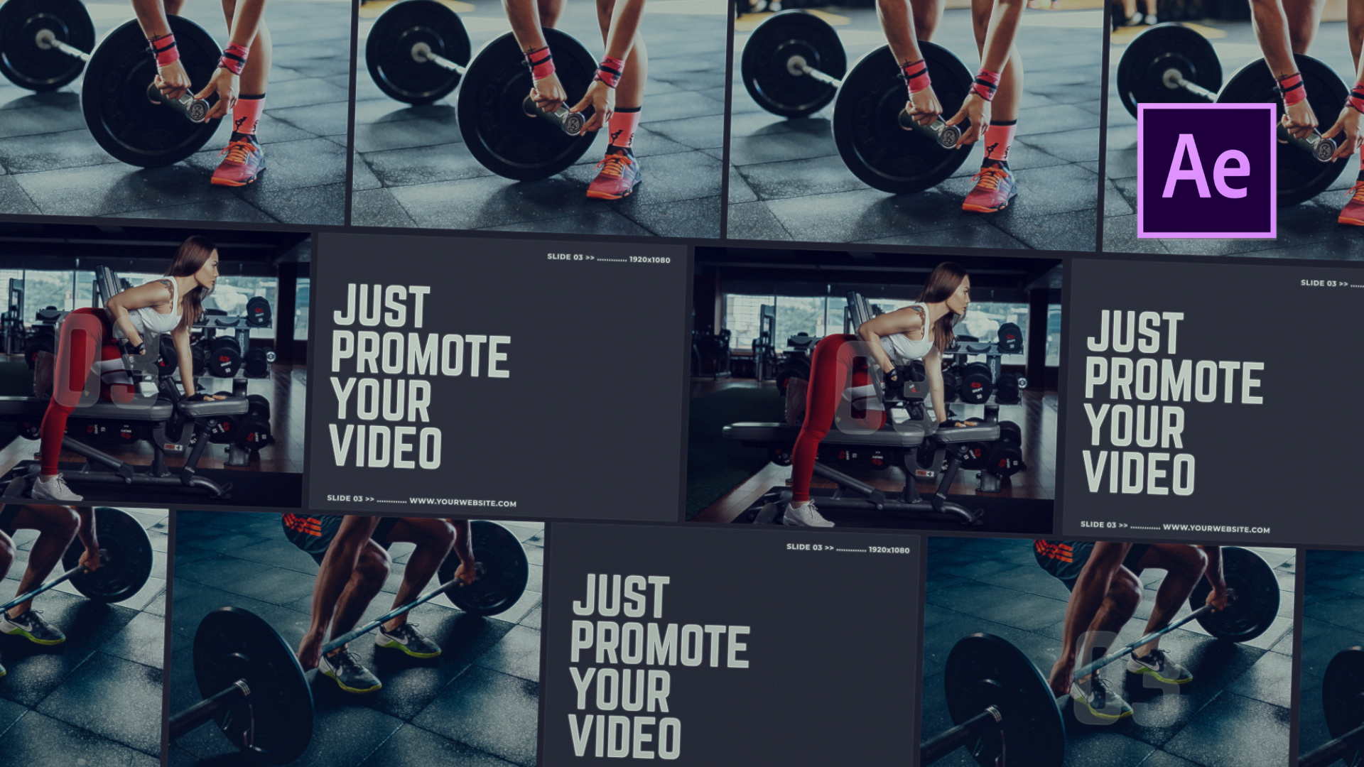 After Effects Slideshow Free Template Kkbatman