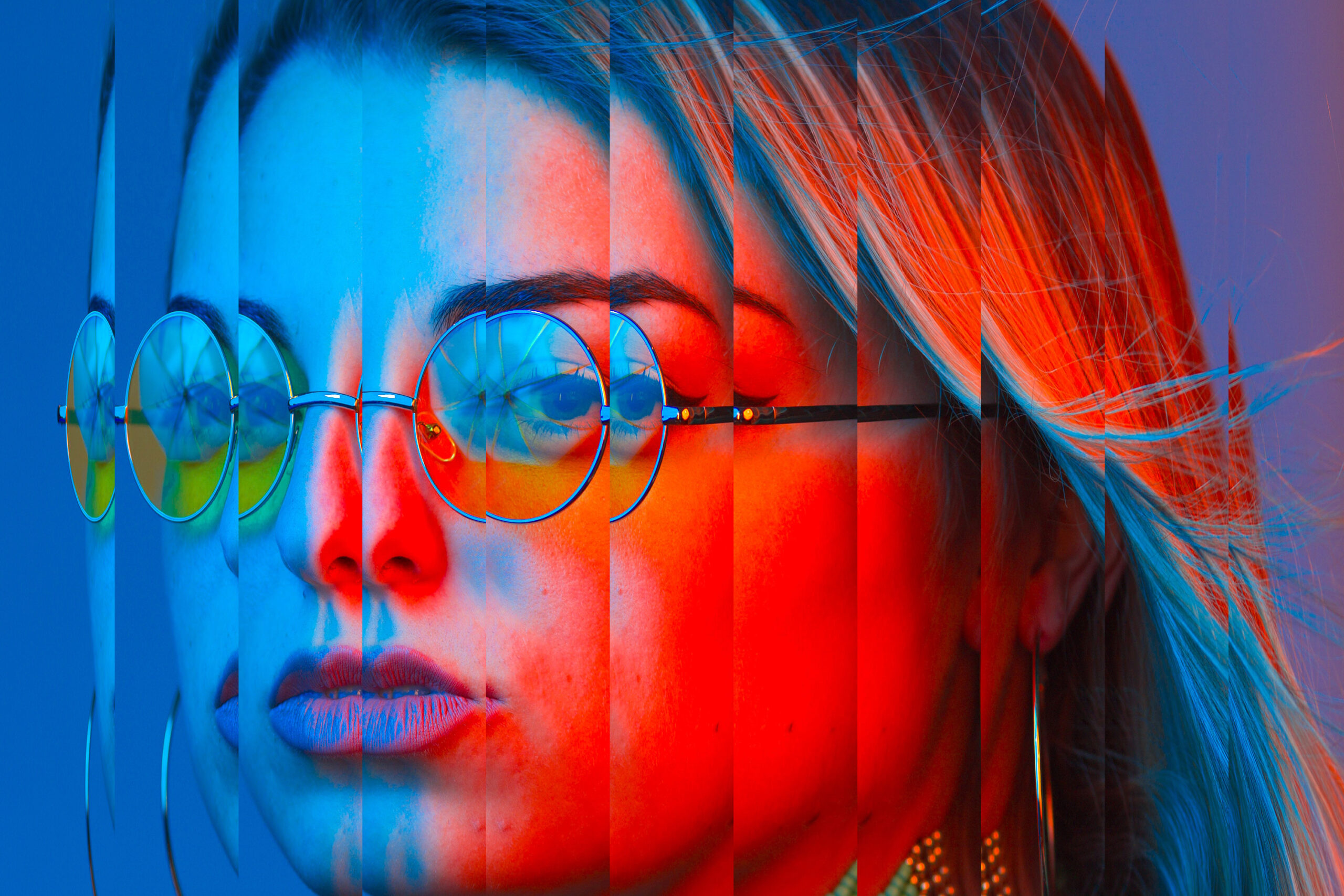 Glass Distortion Photo Effect Photoshop Action Special Effects FilterGrade