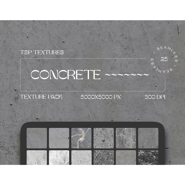 25 Seamless Concrete Wall Texture Pack - FilterGrade 25 Seamless Concrete Wall Texture Pack - FilterGrade