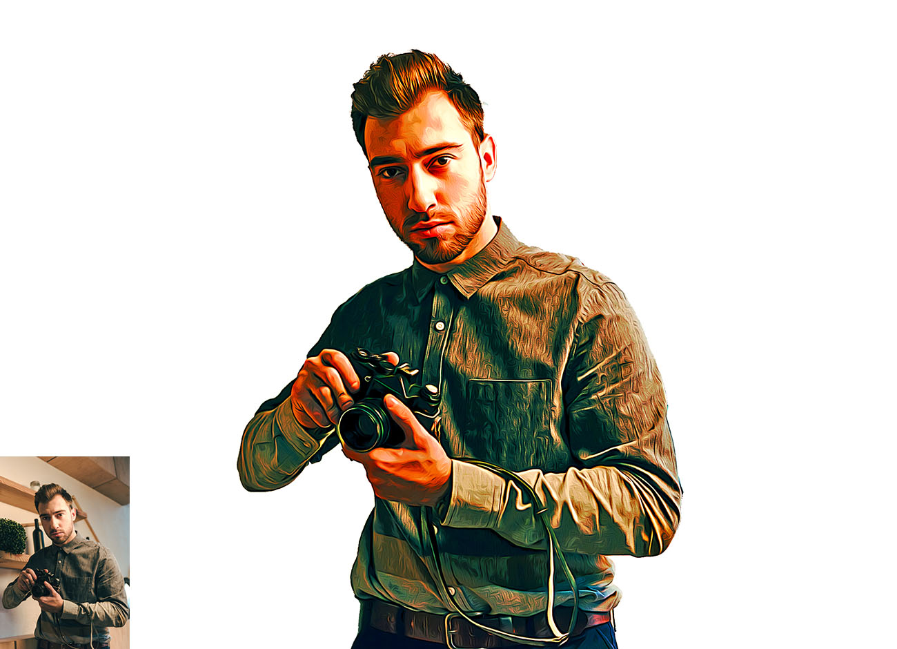 Pro Cartoon Effect Photoshop Action Filtergrade