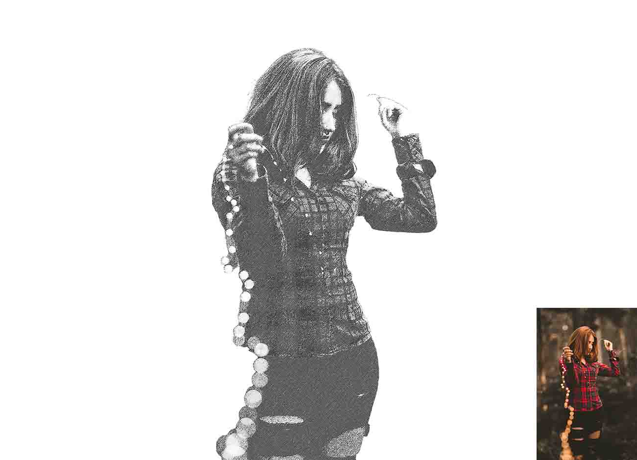 Pen Sketch Effect Photoshop Action 2 Filtergrade 