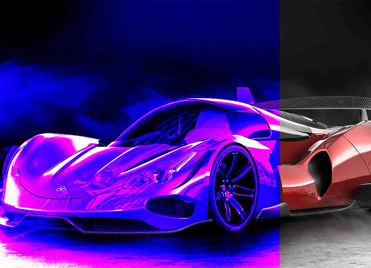 Artistic Cyberpunk Effect Photoshop Action Filtergrade