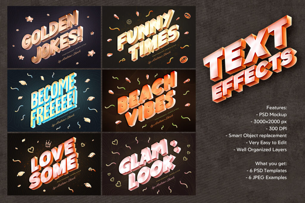 3d Text Effects Filtergrade